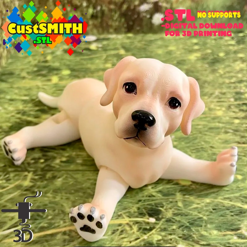 Labrador 3d Articulated - Etsy