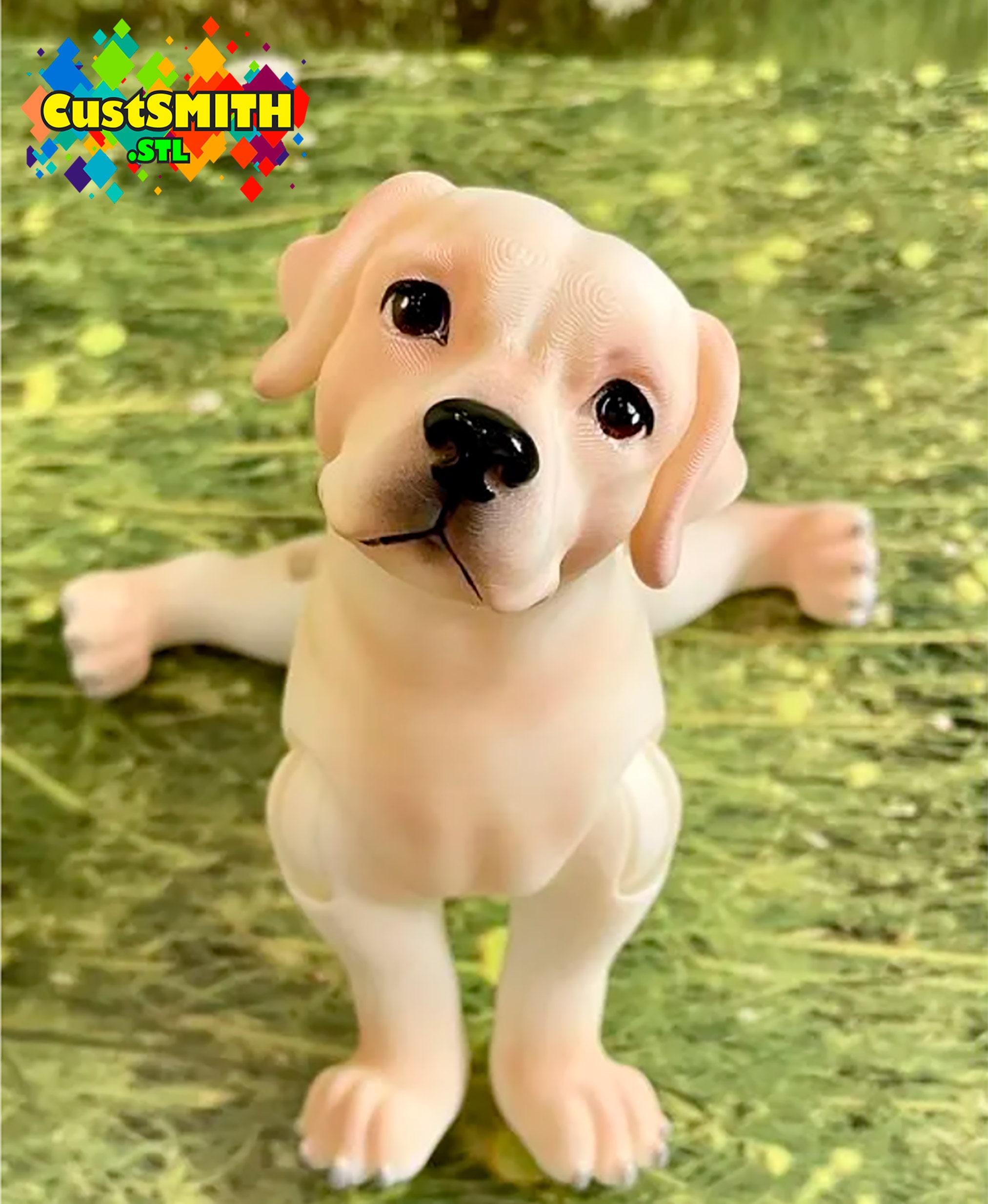 Labrador Dog Stl File for 3D Printing - Etsy