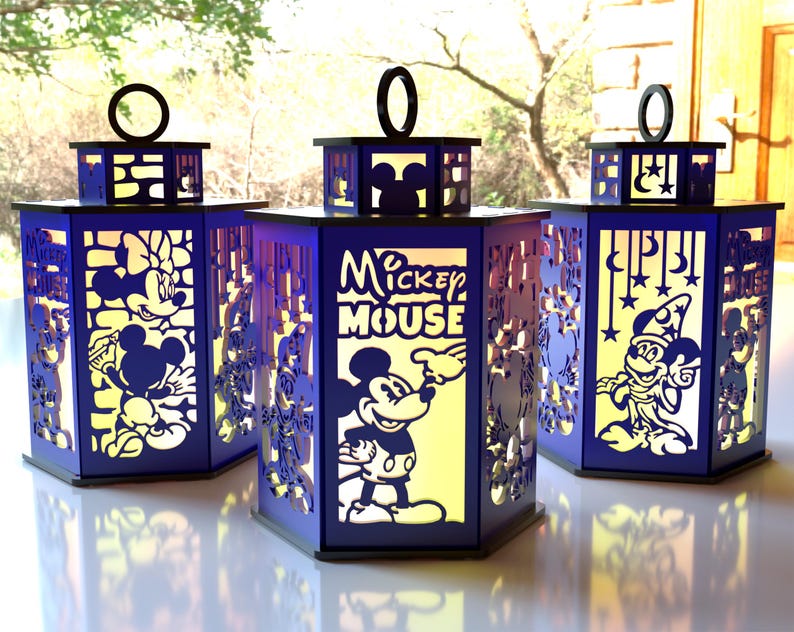 Mouse Lamp STL File | 3D Printing Lamp Model | Night Light STL Design ...