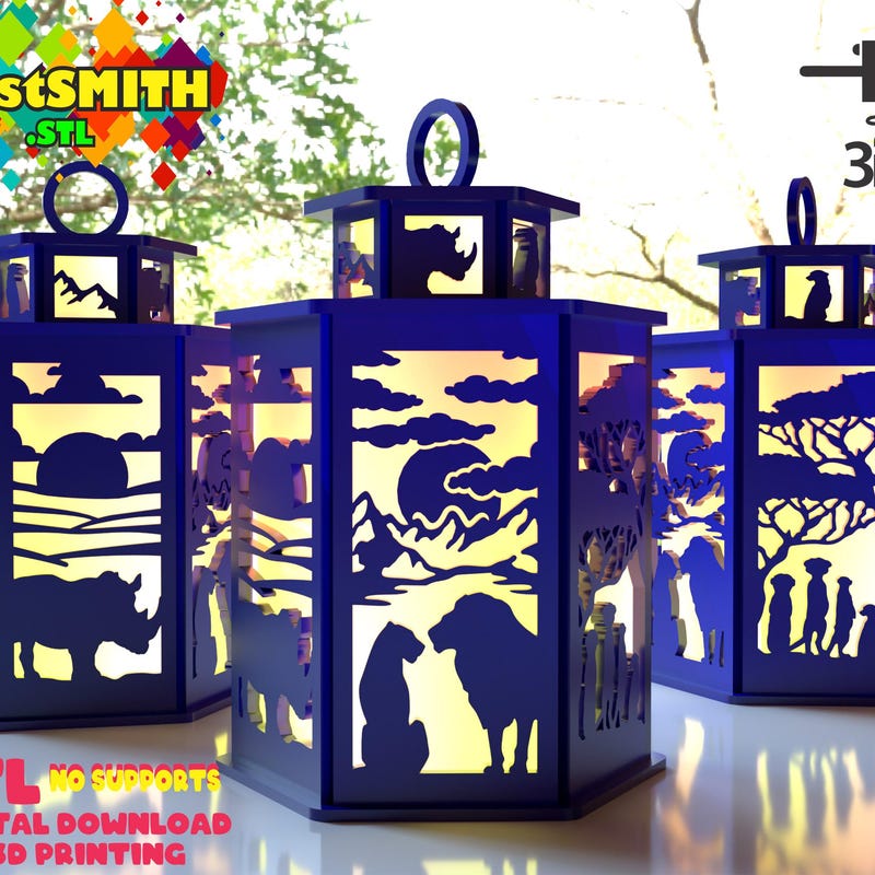 Safari Lamp - Etsy