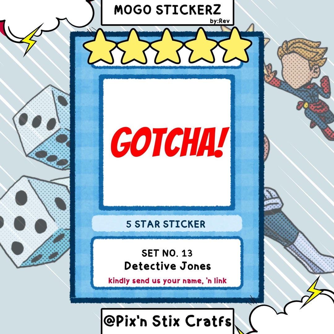 Gotcha MOGO 5 Star Sticker - Etsy