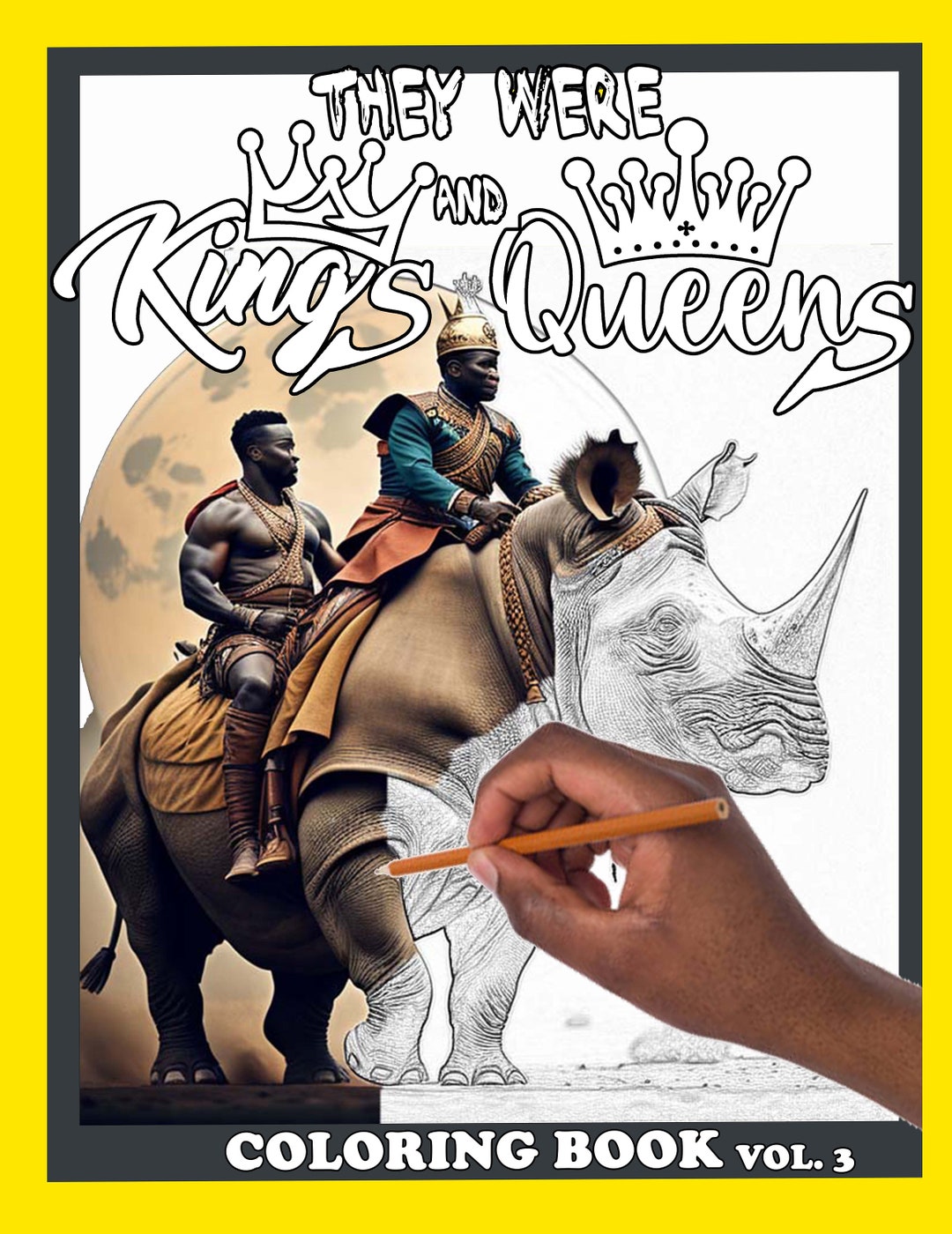 They Were Kings and Queens - Coloring Book Vol. 3 - Etsy