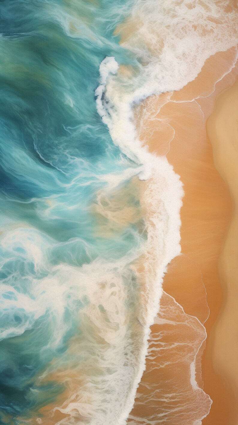 Song of the Coast,azure Seascape, Instant Download, 4K Resolution, 9:16 ...