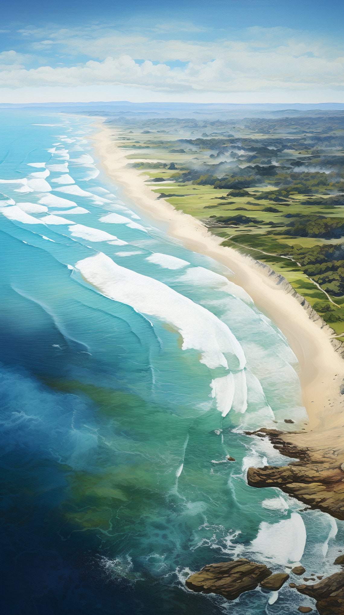 Song of the Coast,azure Seascape, Instant Download, 4K Resolution, 9:16 ...