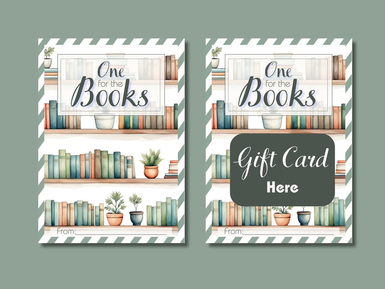 Gift Card Holder Teacher Appreciation Gift Card Holder Book Lover ...