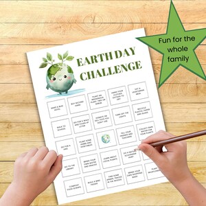 Earth Day Bingo Challenge | Earth Day Activity | Earth Day Game | Eco ...