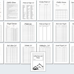 Getting Things Done Planner: GTD Planner Inserts; Project Planner, Task ...