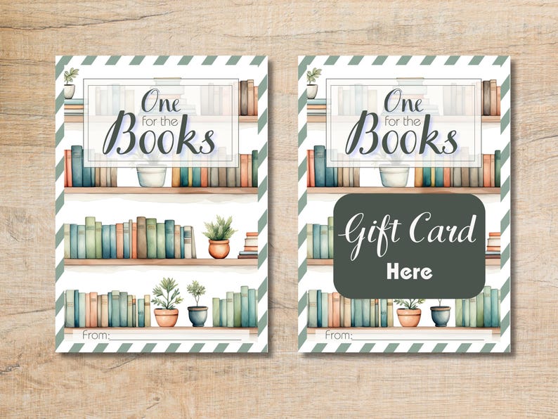 Gift Card Holder Book Lover | Christmas Gift Card Holder | Gift Idea ...