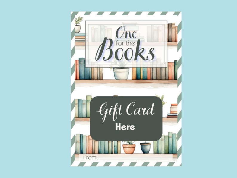 Gift Card Holder Book Lover | Christmas Gift Card Holder | Gift Idea ...