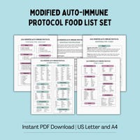 Updated AIP Food List | Modified Autoimmune Protocol | Reintroduction ...