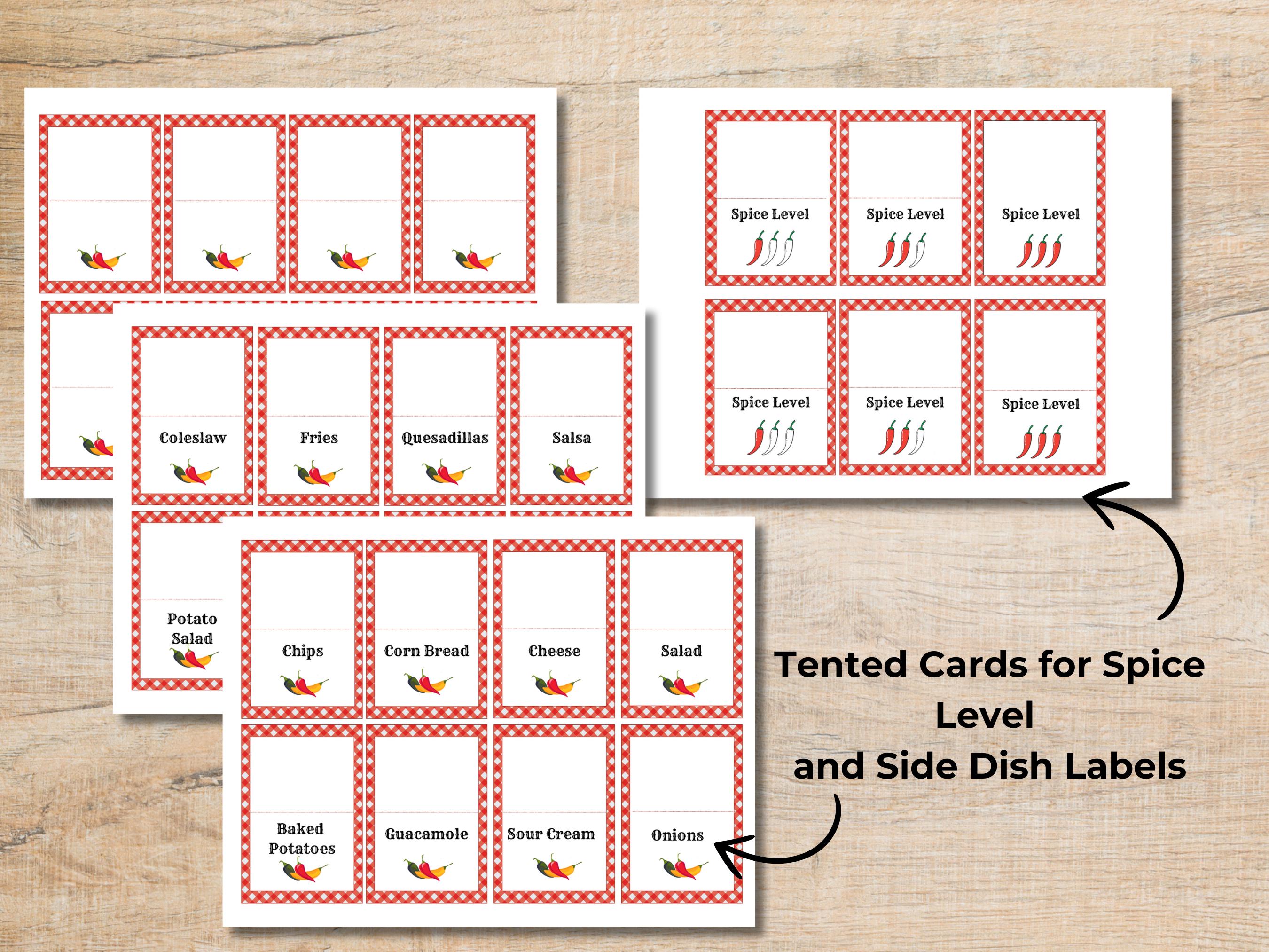 Chili Cook-off Contest Kit, Chili Cook-off Printables, Chili Cook-off ...