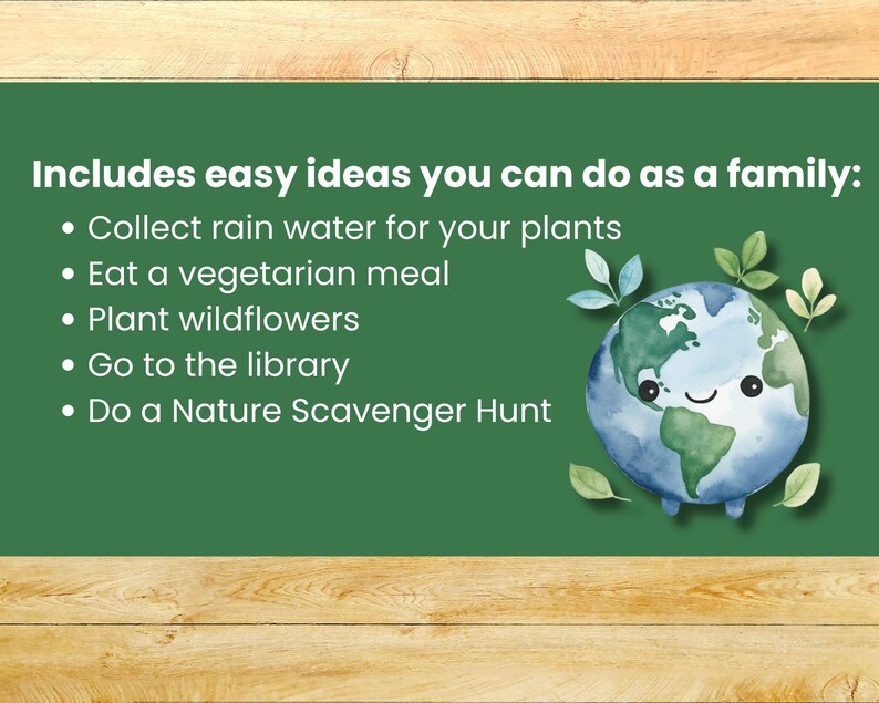 Earth Day Bingo Challenge | Earth Day Activity | Earth Day Game | Eco ...