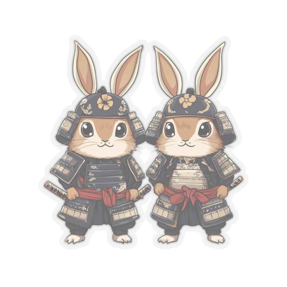 Samurai Bunny Brothers Vinyl Stickers - Etsy