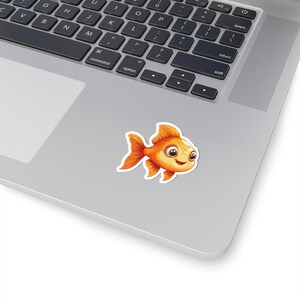 Goldfish Vinyl Sticker - Etsy