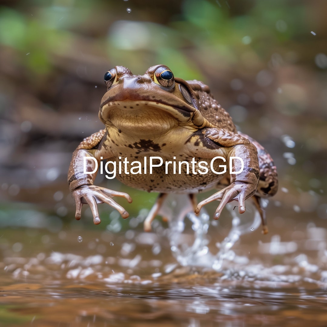 Goliath Frog Print giant Amphibian Photography,goliath Frog Photo ...