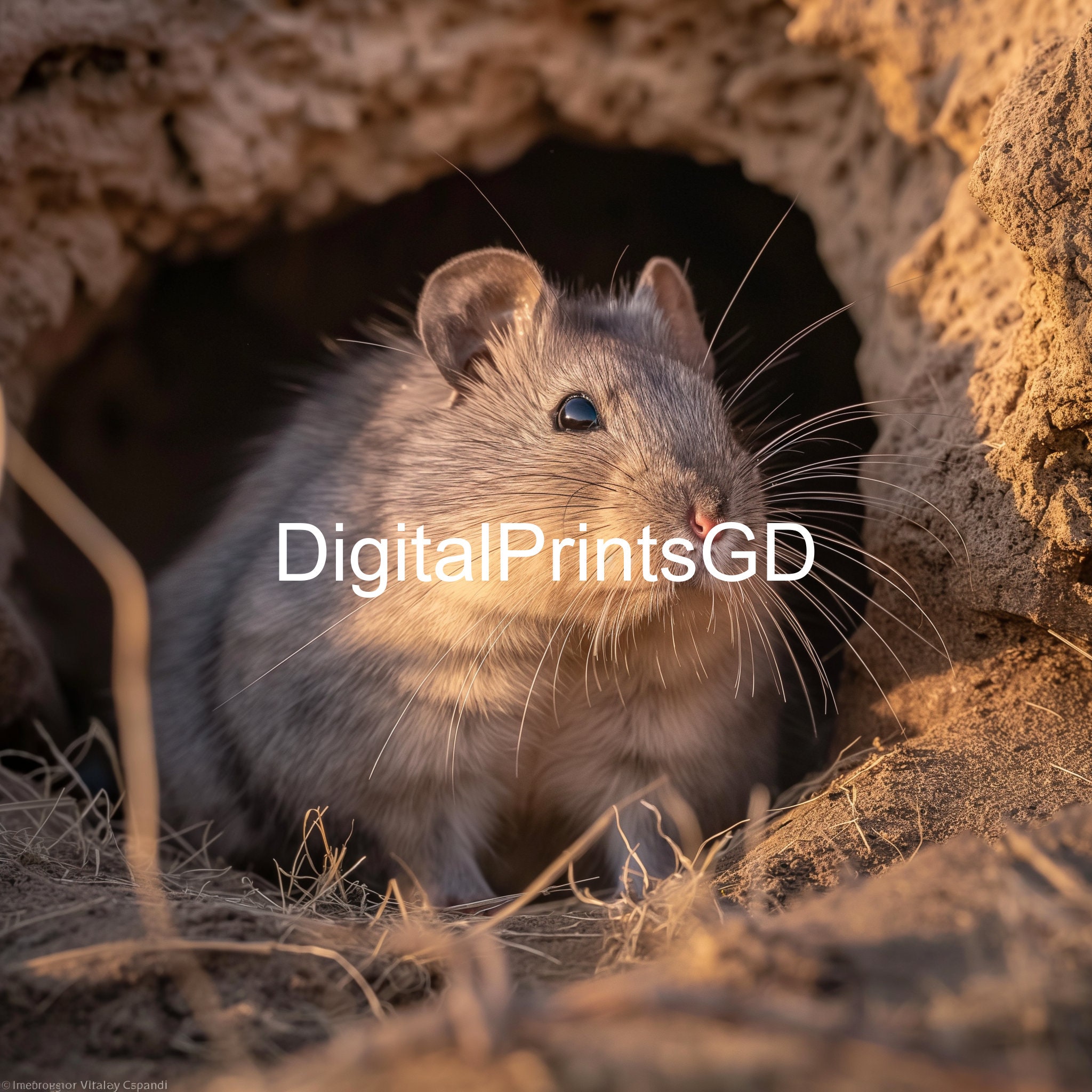 Bolivian Chinchilla Rat Print - Unique Rodent Photography, Bolivian ...