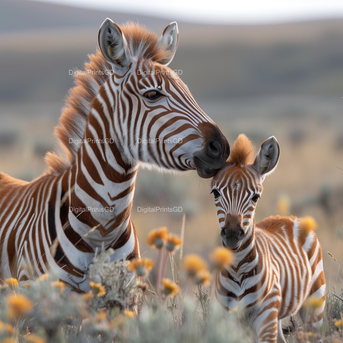 Savannah Stripes, Zebra Pair, Grevy's Grace, Stripe Harmony, Wild Zebra ...
