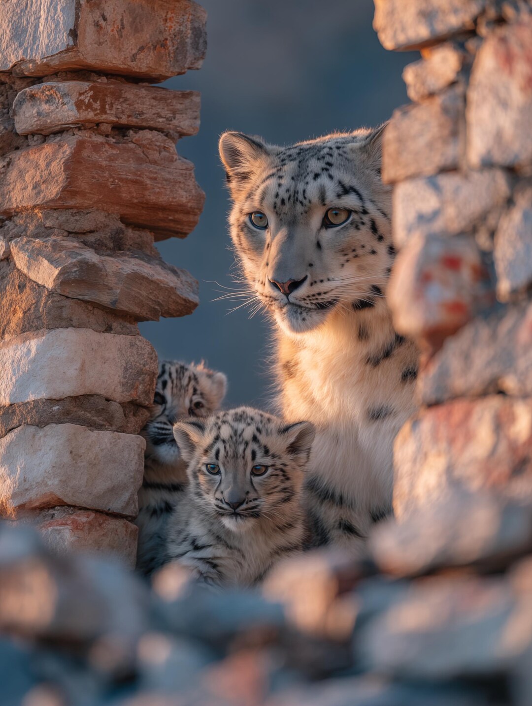 Snow Leopard Prints Set of 3: 4K Wildlife Art (digital Download) - Etsy