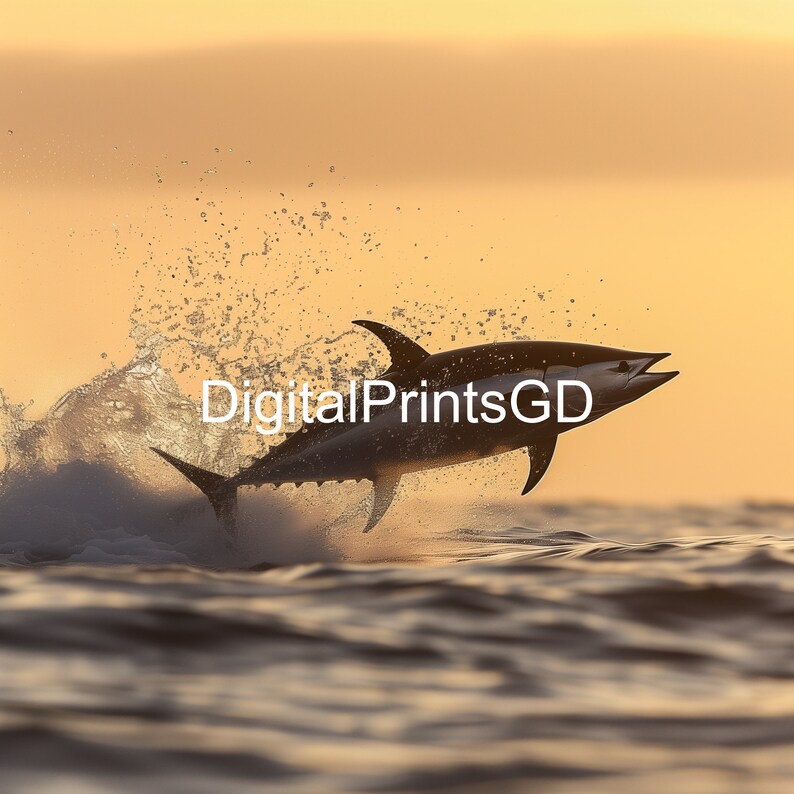 Atlantic Bluefin Tuna Print - Dynamic Ocean Fish Photography,atlantic ...