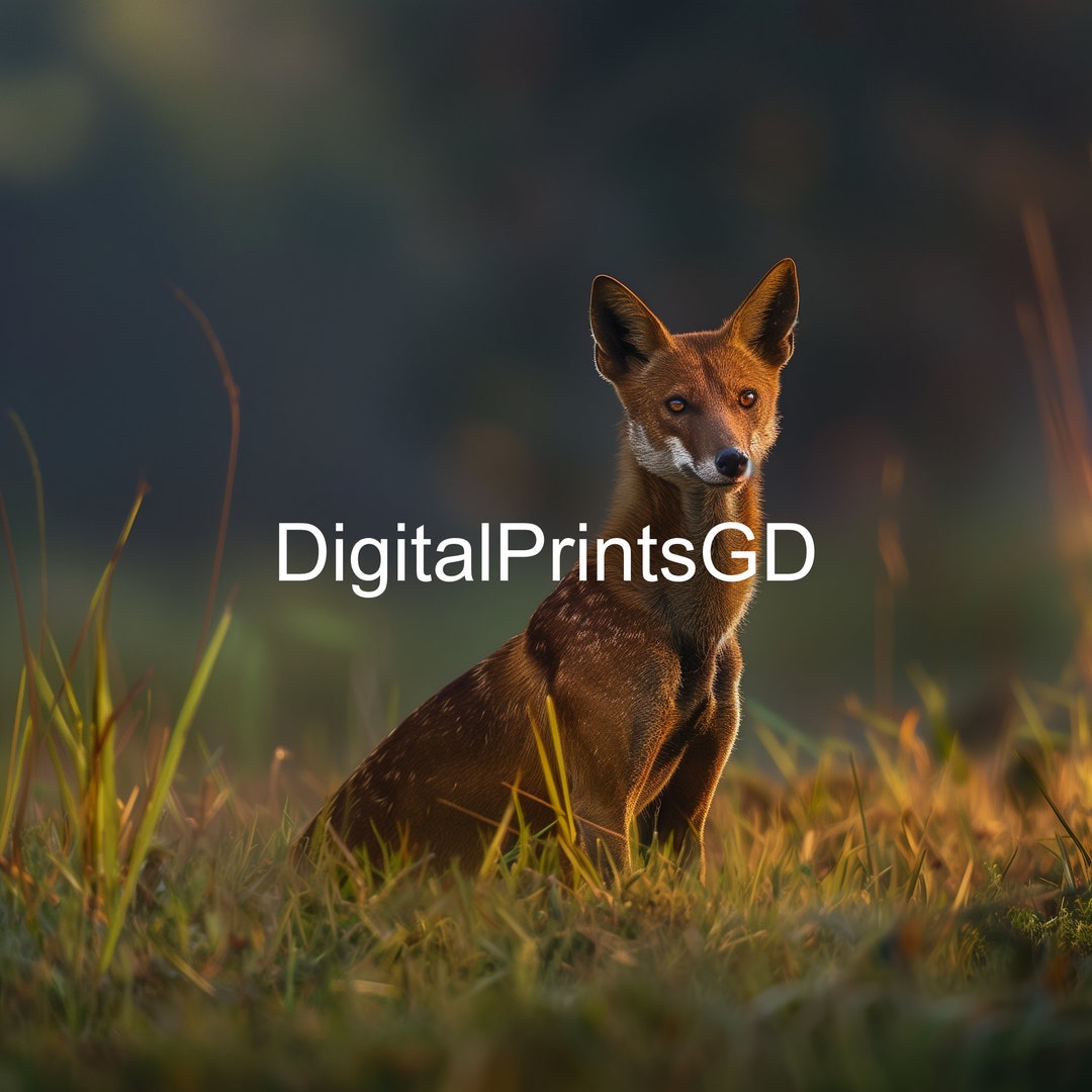 Asiatic Wild Dog (dhole) Print: Rare Carnivore Photography - Etsy