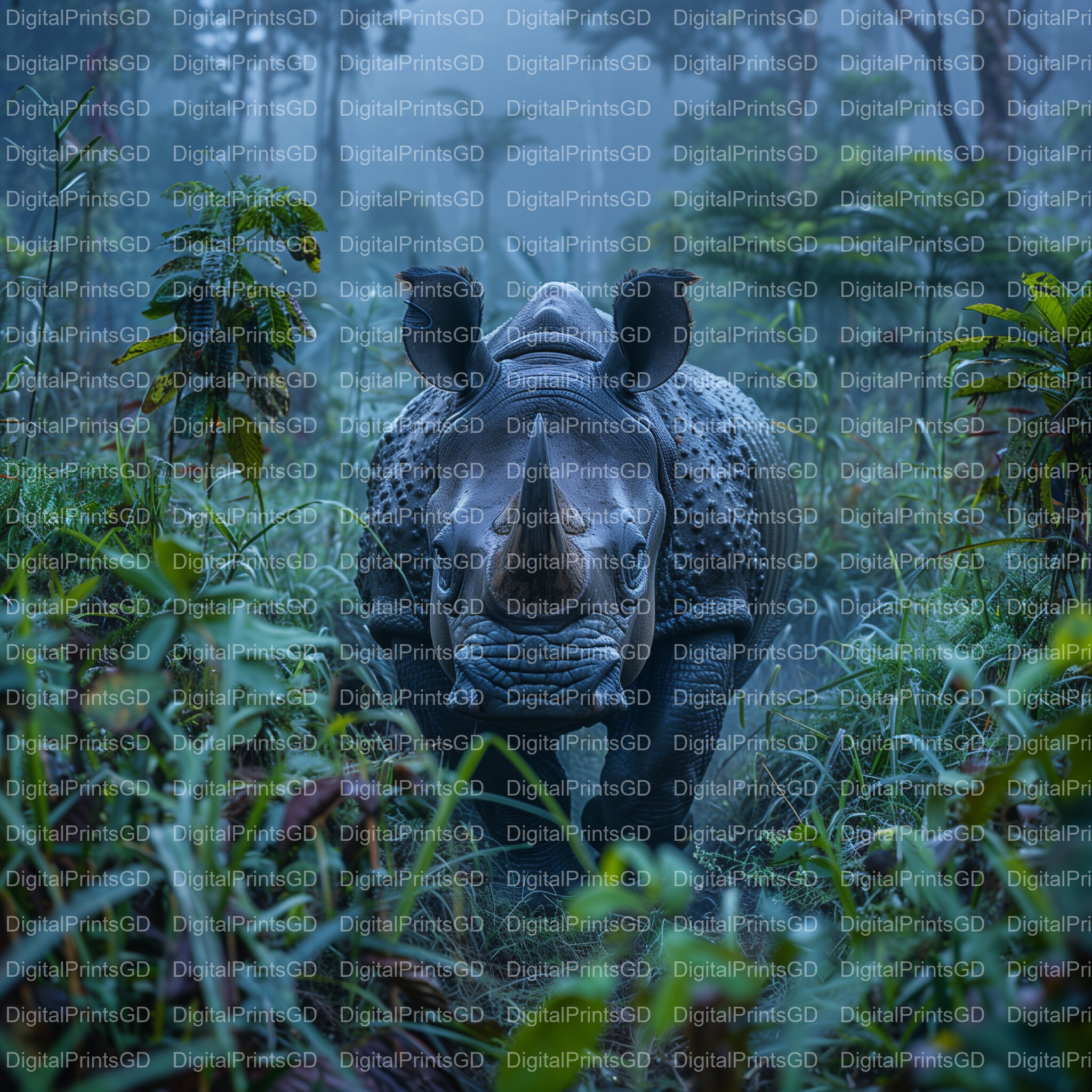 Rhino Art Print, Rustic Wildlife Art, Rhino Photography, Safari Decor ...