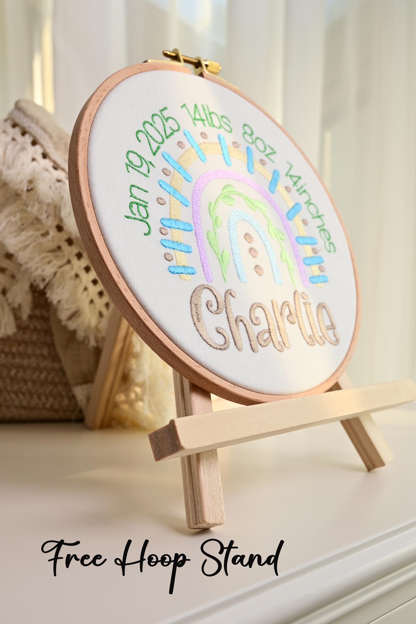 Baby Birth Announcement Boy Name Sign Hospital Door Hanger Newborn ...