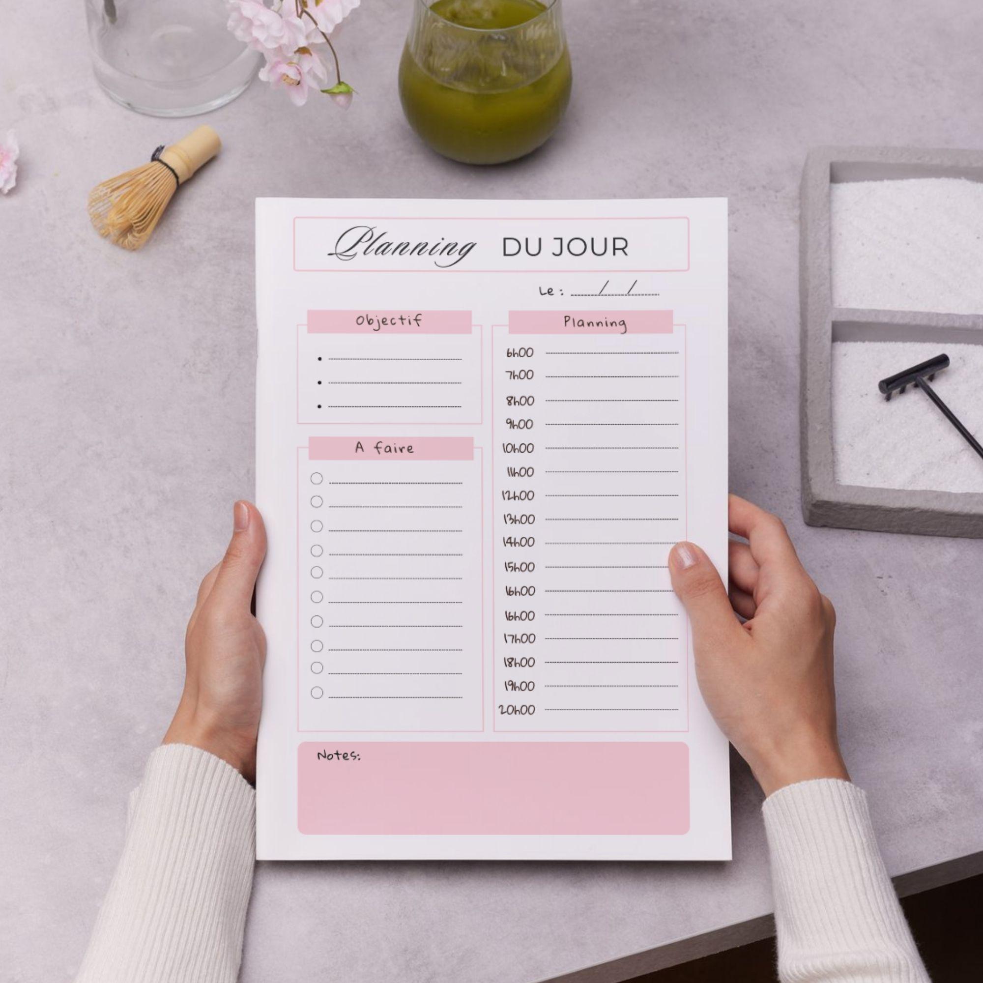 Planning annuel, mensuel et semaine, A4, A5 et us letter ...
