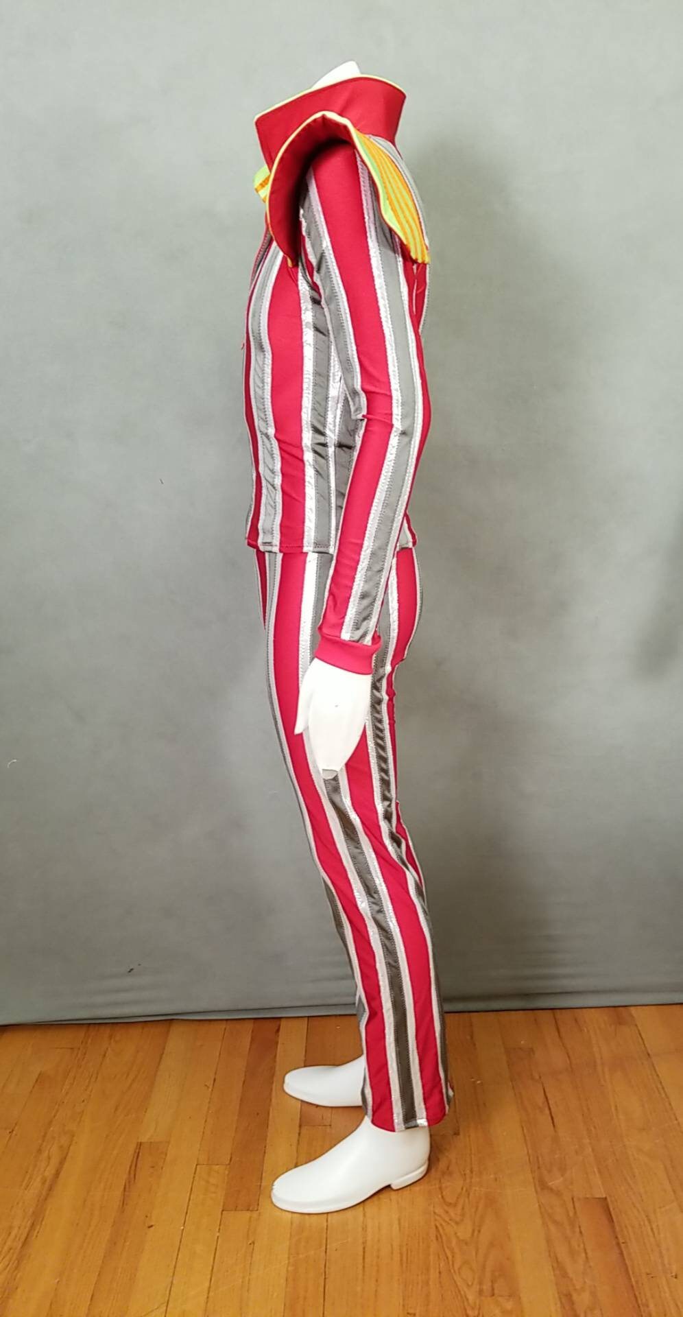 David Bowie Ziggy Stardust Costume: Handmade Striped Lycra Suit - Etsy