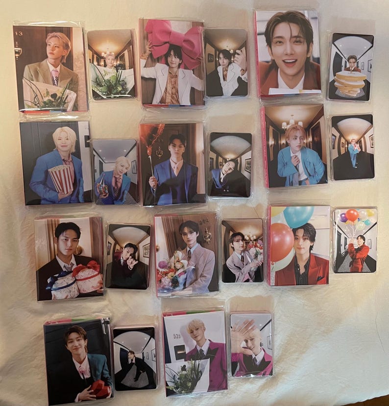 Seventeen Official Carat Album Photocard / Carat Binder and PC Set - Etsy
