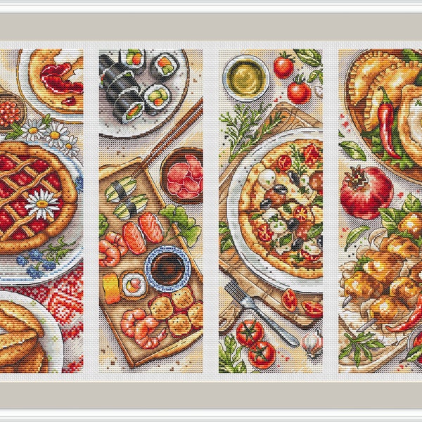 Kitchen Cross Stitch - Etsy