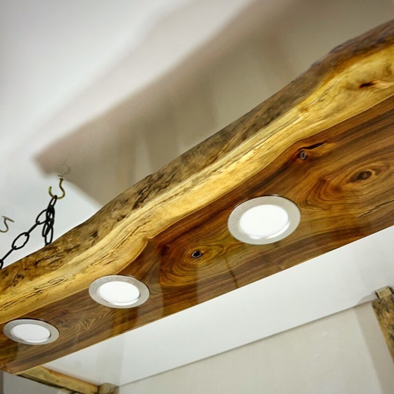 Live Edge Lighting - Etsy