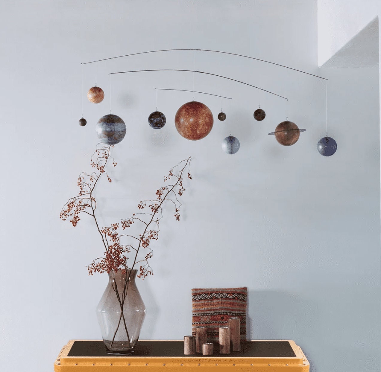 Solar System Planet Mobile Ceiling Decor, Nursery Decor - Etsy