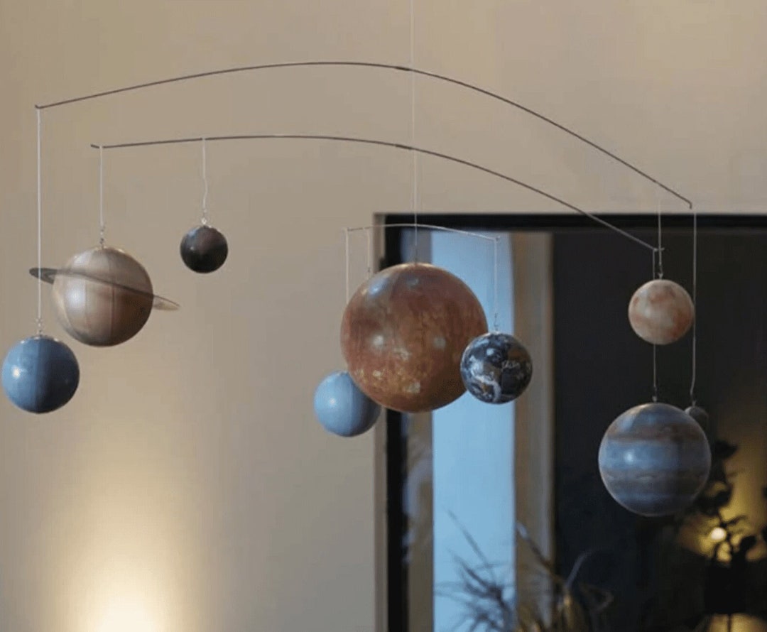 Solar System Planet Mobile Ceiling Decor, Nursery Decor - Etsy