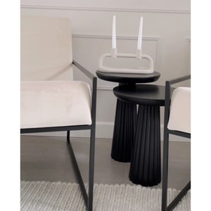 Mushroom Side Table, Handmade Natural Wood End Table, Home Design - Etsy