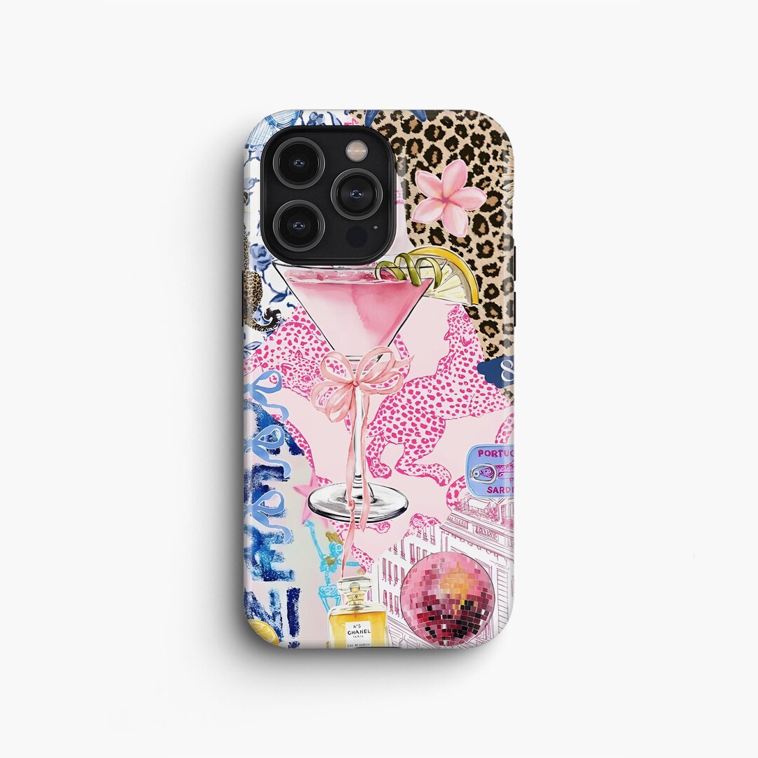 COQUETTE LEOPARD COLLAGE Phone Case, Cute Phone Case | for iPhone 16 15 ...
