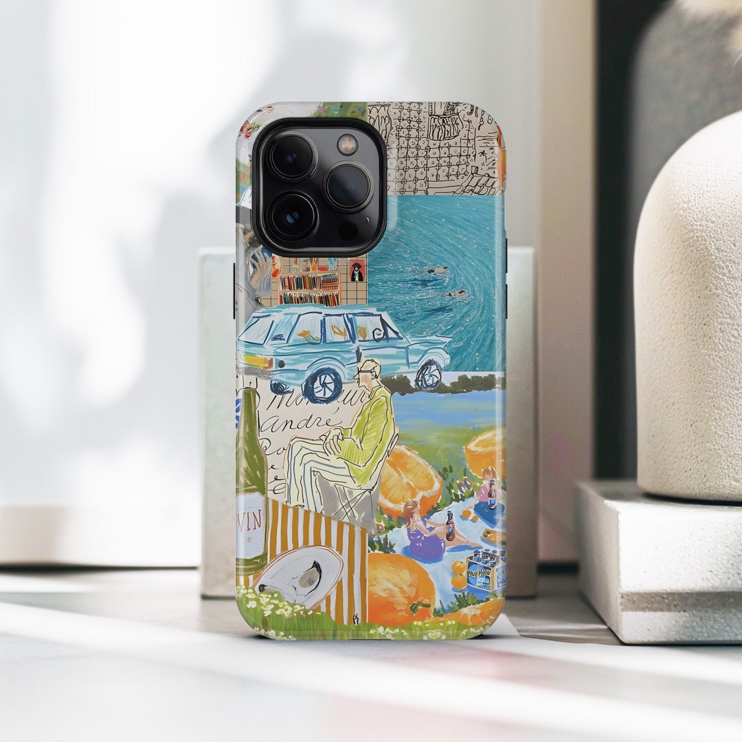 VINTAGE RETRO ARTWORK Collage Phone Case iPhone 15 14 13 12 Pro Max ...