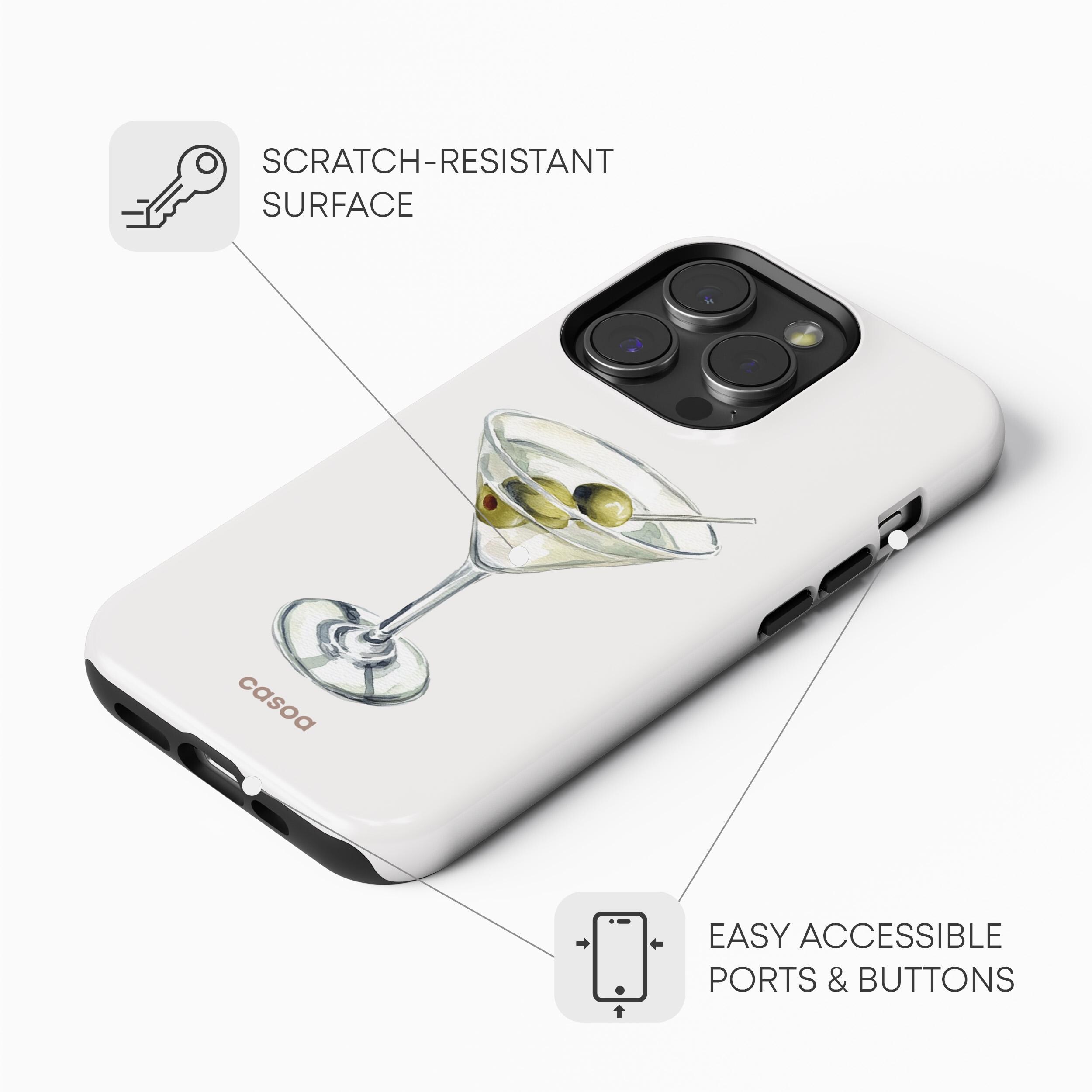 Y2K Dirty Martini Phone Case, Preppy Olive Cocktail | for iPhone 17 Pro ...