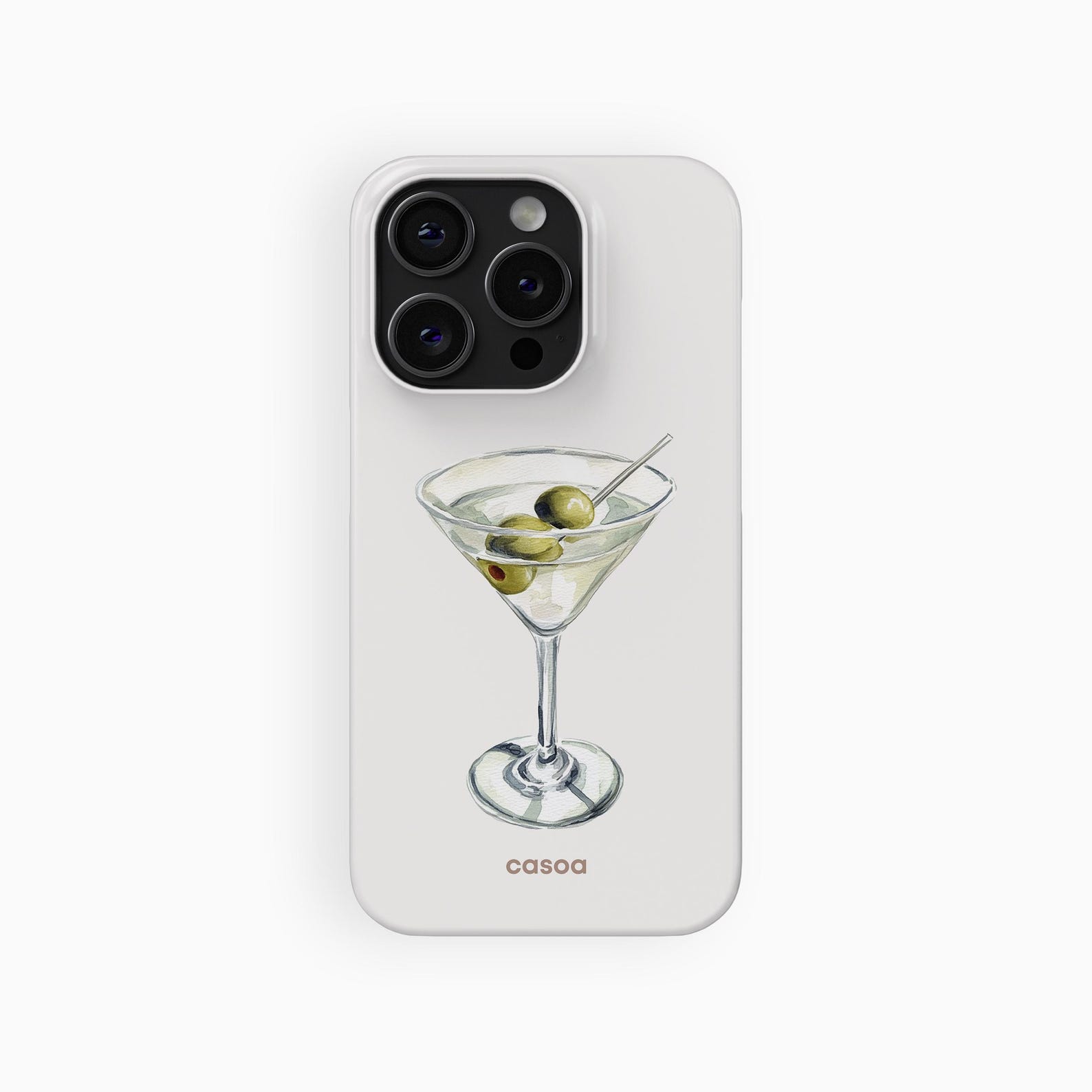 Y2K Dirty Martini Phone Case, Preppy Olive Cocktail | for iPhone 17 Pro ...