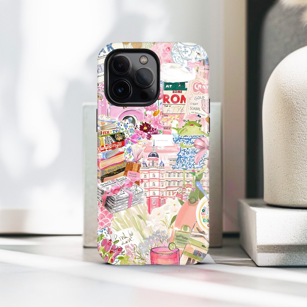 PINK COQUETTE AESTHETIC Collage Phone Case, Balletcore | for iPhone 17 ...