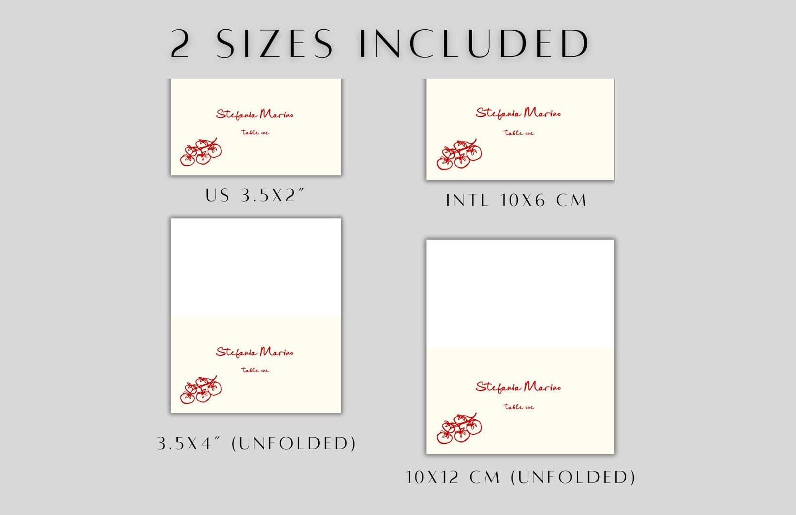 Menu + Place Card Template | Pizza Party Menu | Handwriting Font Hand ...