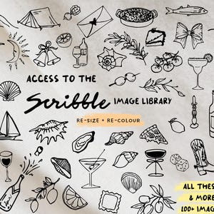 DRINKS BAR SIGN Template | Hand Drawn Border, Wine, Cocktail and Beer ...