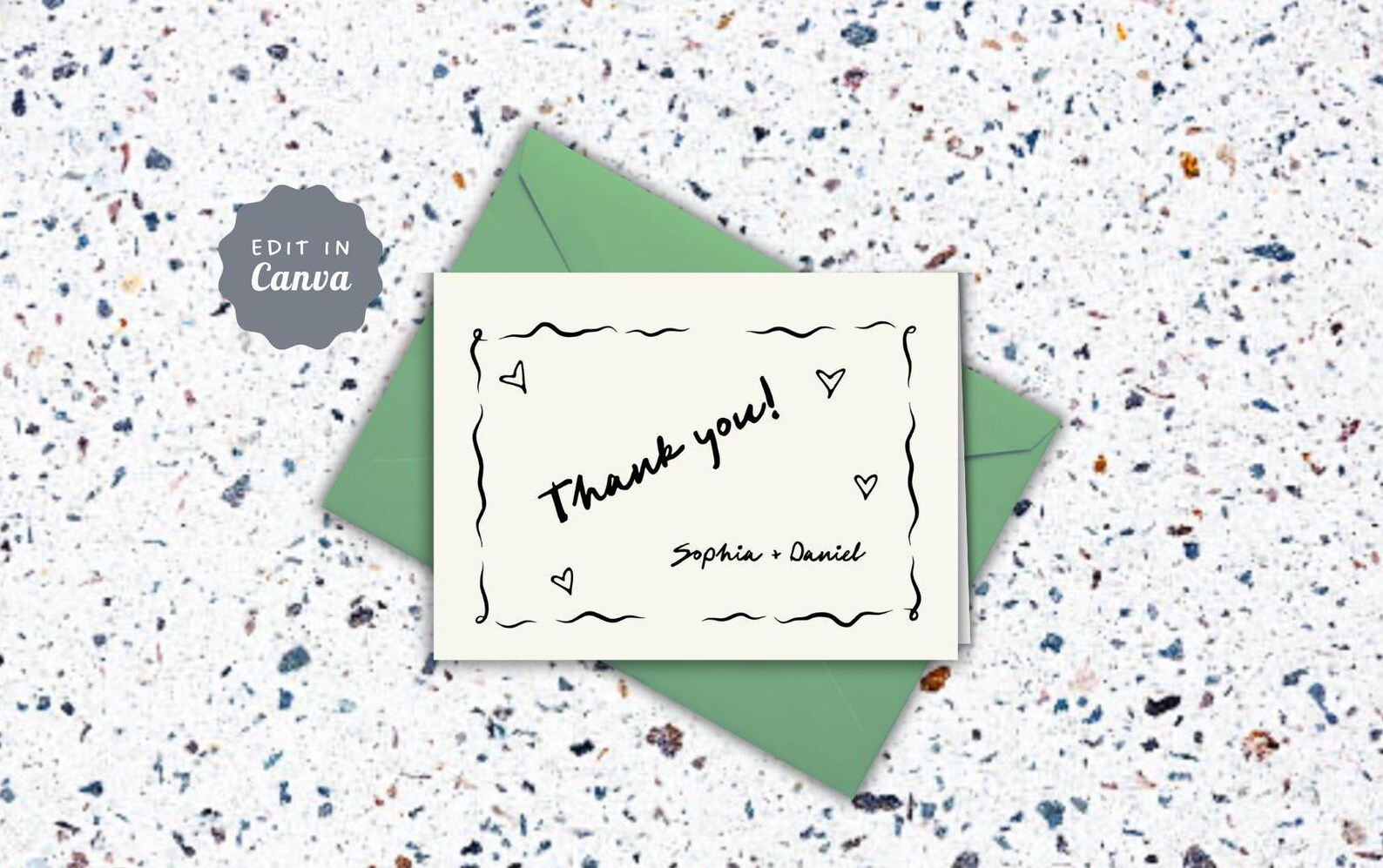 THANK YOU CARD Template | Wedding Thank You Note | Event Thank You Note ...