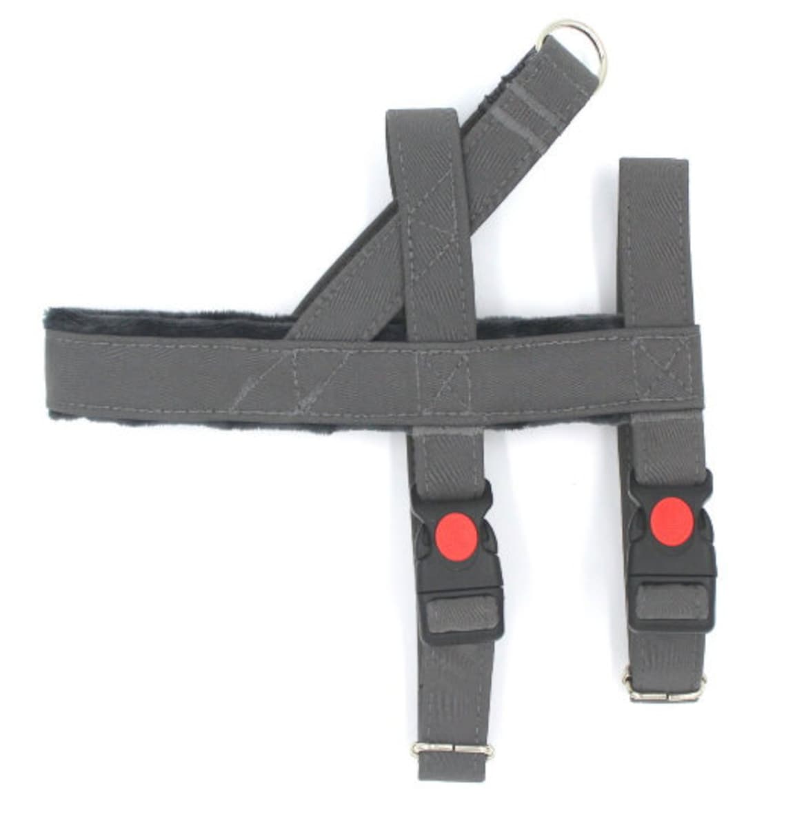 Gray Solid Norway Dog Anti Escape Harness, Triple Harness, Safe Harness ...