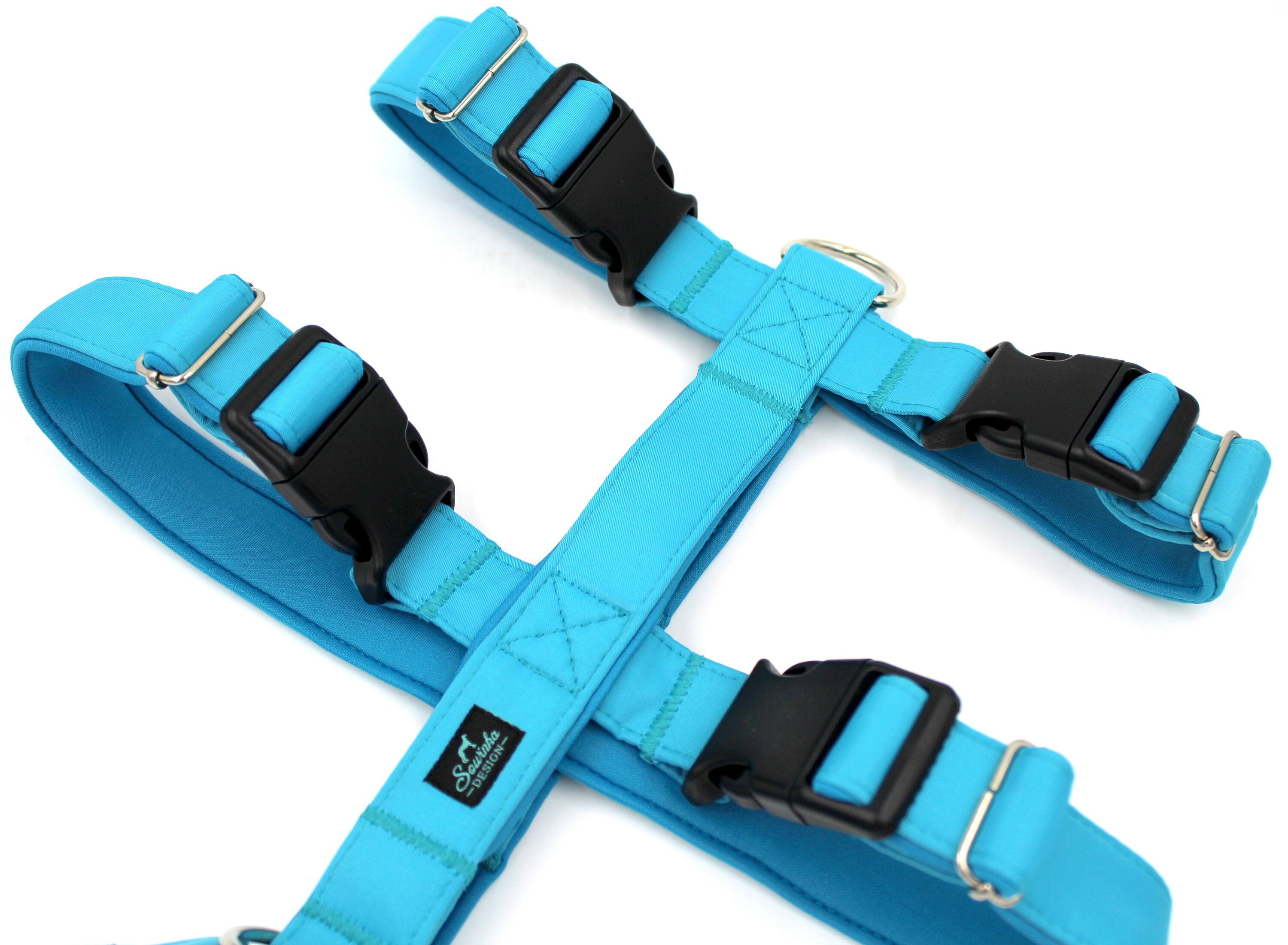 Blue Dog Anti Escape Harness, Triple Harness, Safe Harness, Dog Harness ...
