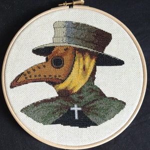 Plague Doctor Cross Stitch Pattern, PDF, Crochet, Needlepoint ...
