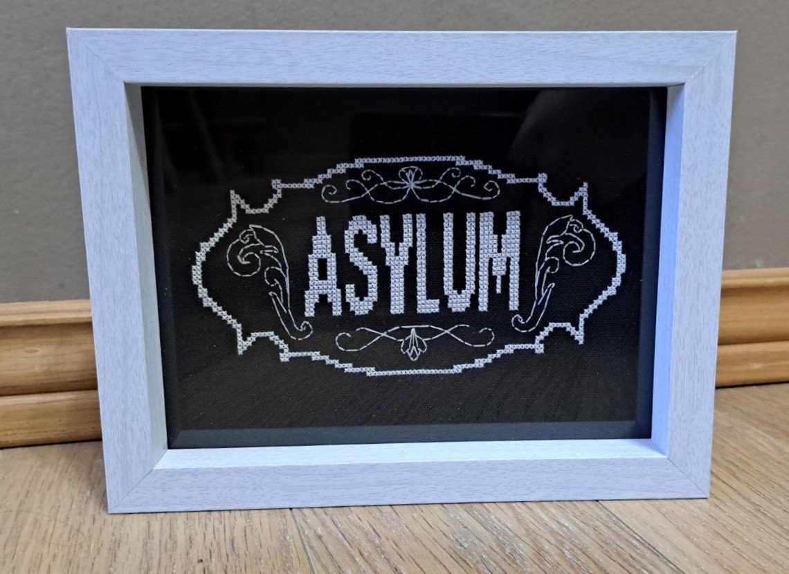 Asylum Cross Stitch Pattern, PDF, Crochet, Embroidery, Needlepoint - Etsy