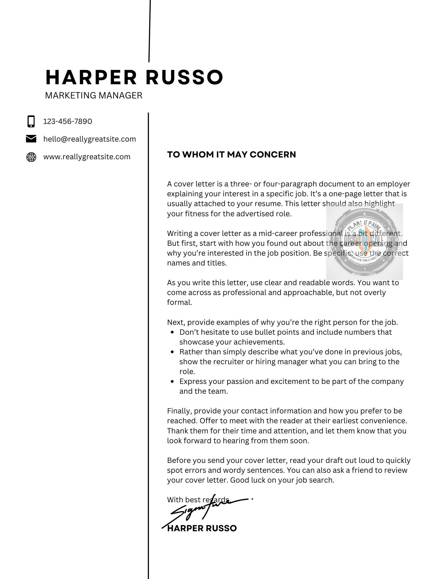 Professional Resume Cover Letter Template Plus 101 Resume Tips Easy-to ...