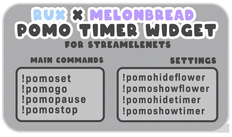 Stream Widget Pomodoro Coworking Timer Streamelements OBS Collab With Ruxlab - Etsy