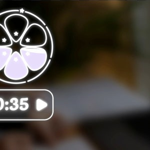 Stream Widget Pomodoro Coworking Timer Streamelements OBS Collab With Ruxlab - Etsy