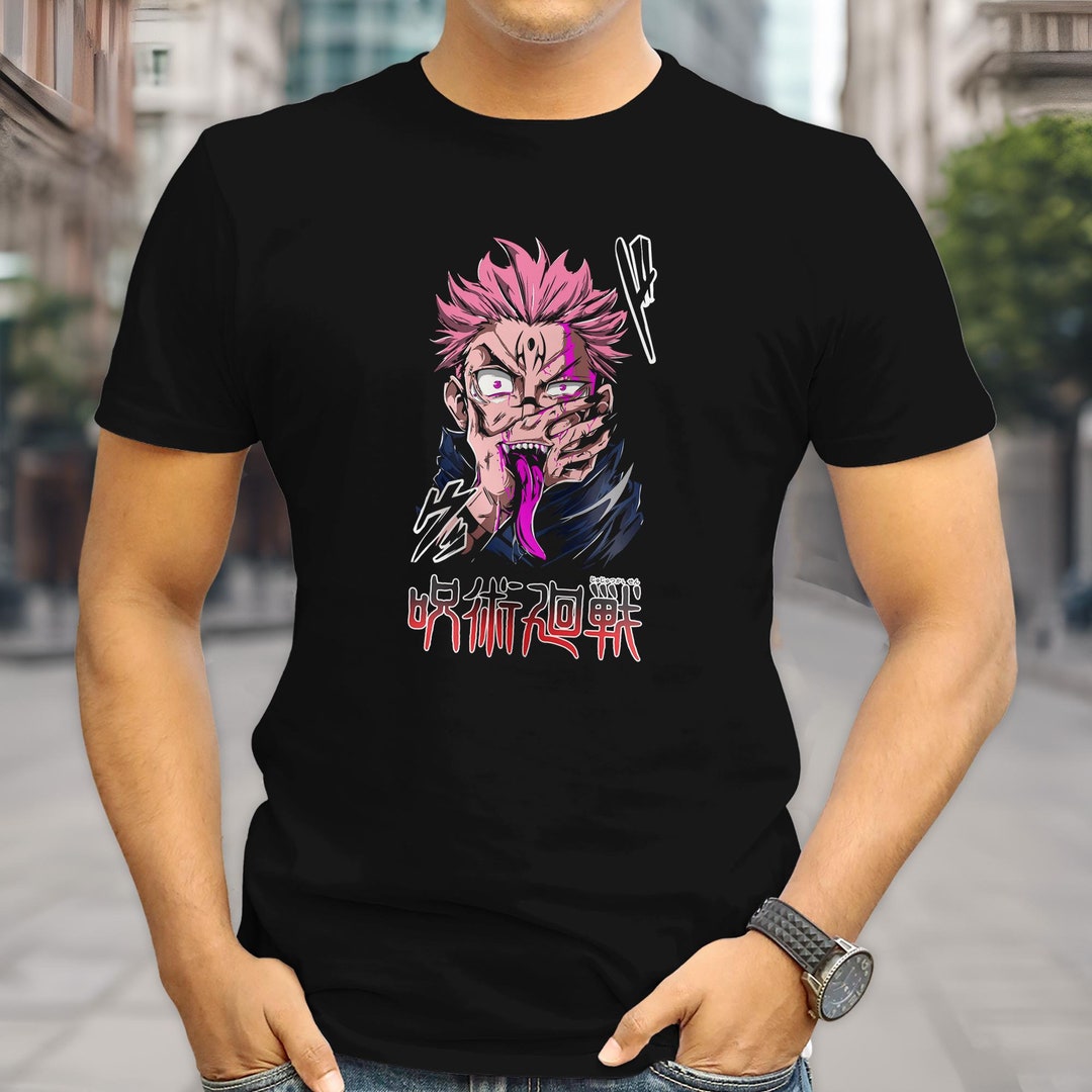 Sukuna Shirt, Jujutsu Kaisen Shirt, Anime Graphic Tees, Gift for Him ...